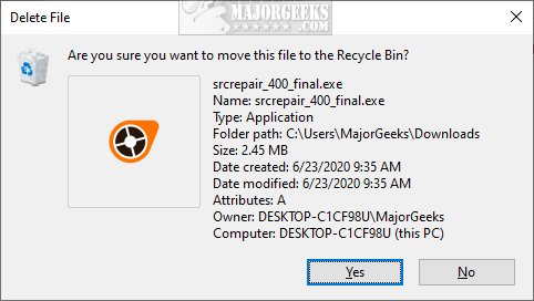 How to Show or Hide Full Details When Deleting a File - MajorGeeks