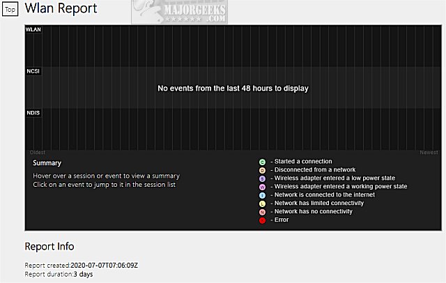 How to Create a WLAN Report in Windows - MajorGeeks