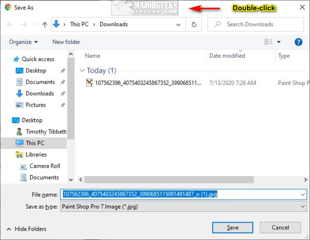 How to Resize 'Save As' Window in Google Chrome and Other Applications ...