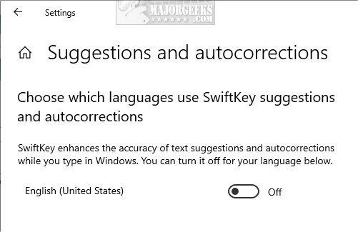How to Turn Autocorrect on or Off in Windows 10 - MajorGeeks