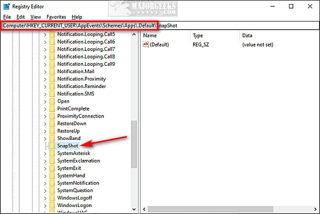 How to Add Sound When You Press Print Screen - MajorGeeks