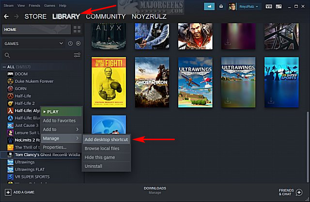 How to Create a Shortcut to Steam Games on the Desktop or Taskbar ...