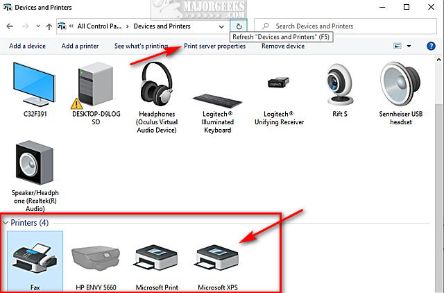 How to Uninstall a Printer Driver in Windows - MajorGeeks