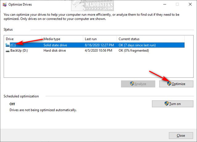 How to Fix Error Disk Too Fragmented - MajorGeeks