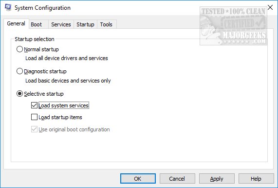 How to Perform a Clean Boot in Windows - MajorGeeks