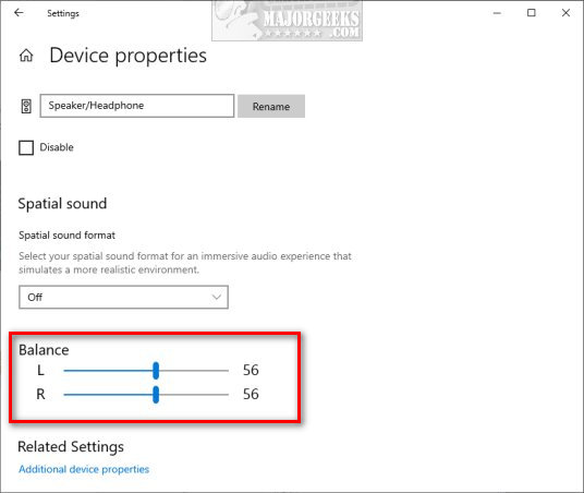How to Change Sound Audio Balance in Windows 10 & 11 - MajorGeeks