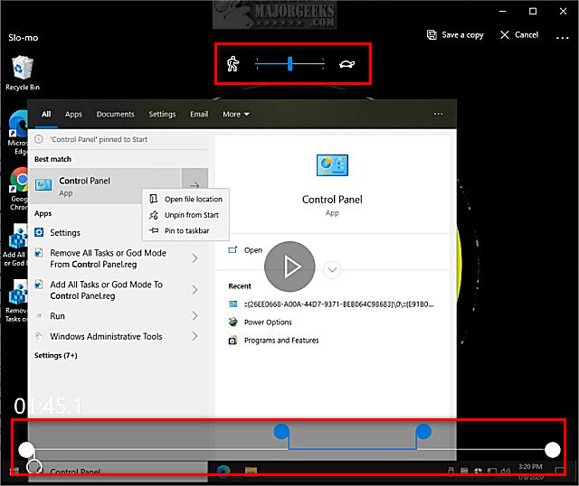 How to Add Slow Motion Video Effects in Windows 10 & 11 - MajorGeeks
