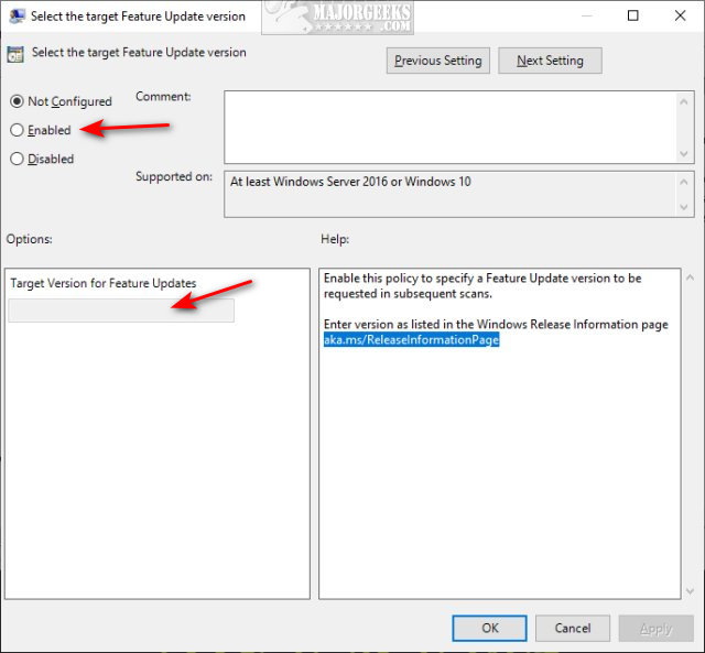 How to Block the Windows 10 October 2020 (20H2) Update - MajorGeeks