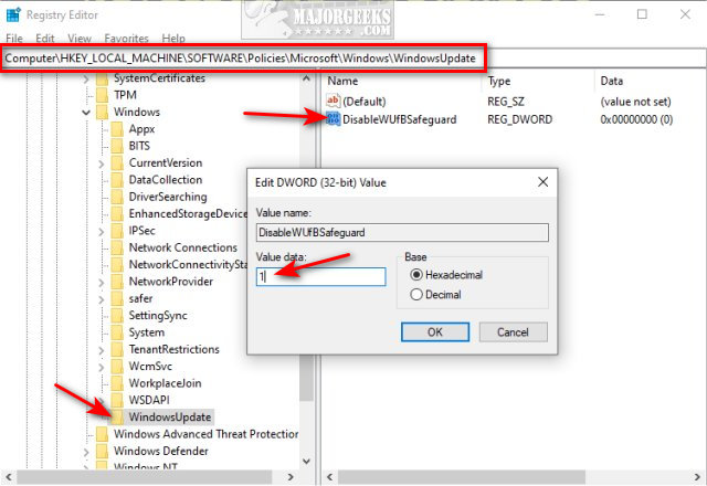 How to Disable Feature Update Blocking in Windows 10 & 11 - MajorGeeks