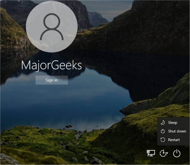 How to Restart, Shut Down, Sleep, Switch User, Log Off or Sign out on ...