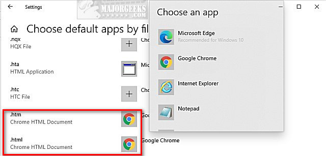 Windows 10 & 11 Changes Your Default Web Browser - MajorGeeks