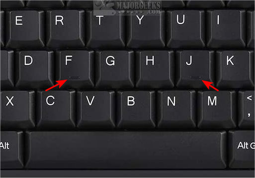 Why Does the F and J Keys Have Bumps on a Keyboard? - MajorGeeks