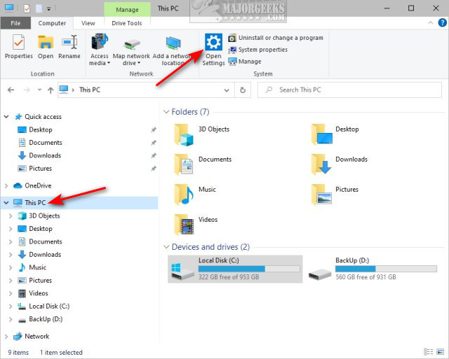 6 Ways to Open Settings in Windows 10 & 11 - MajorGeeks