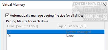 Everything You Need to Know About Pagefile.sys - MajorGeeks