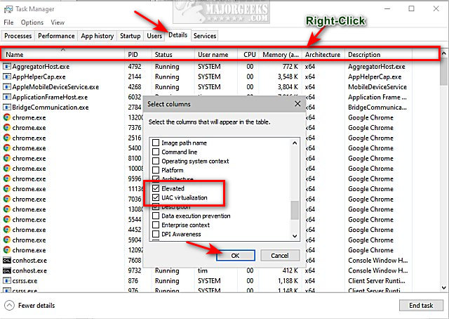 How to See if a Process is Running as Administrator (Elevated ...