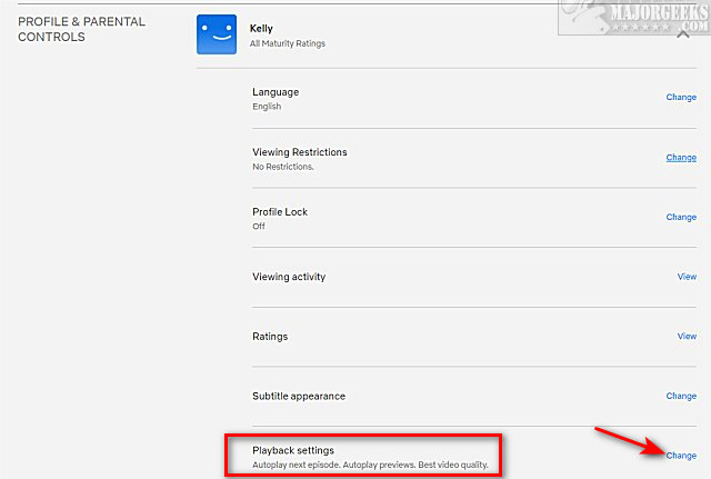 How to Disable Netflix Autoplay - MajorGeeks