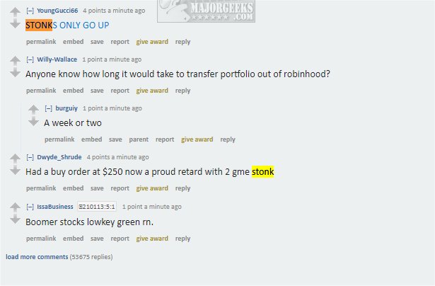 What Does Stonk Mean? - MajorGeeks