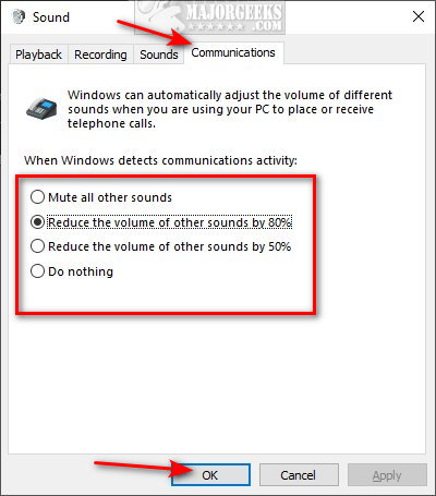 How to Change Volume of Other Sounds When Making Phone Calls - MajorGeeks