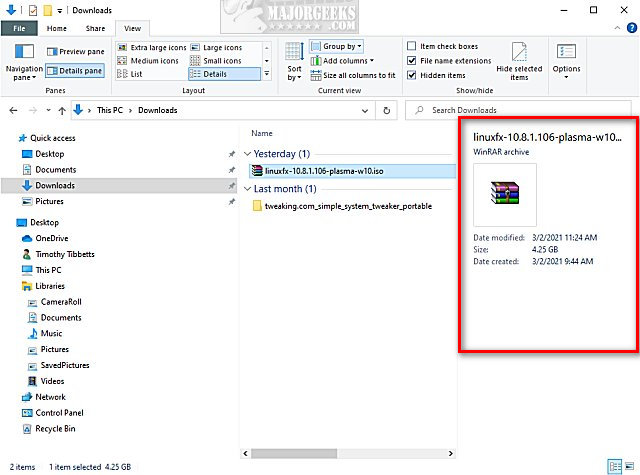 How to Show or Hide Details Pane in File Explorer - MajorGeeks