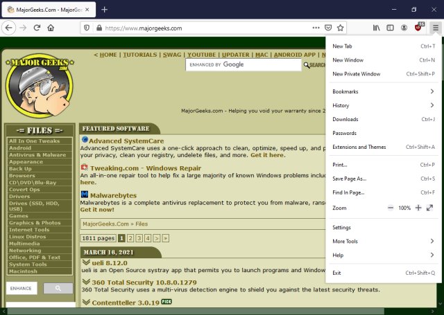 How to Enable Firefox Proton Now - MajorGeeks