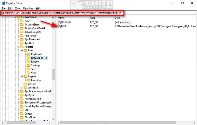 How to Clear Recent Pictures in MS Paint on Windows 10 & 11 - MajorGeeks