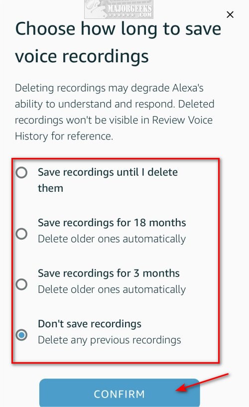 How To Find, Listen, and Delete What Amazon Alexa Has Recorded - MajorGeeks