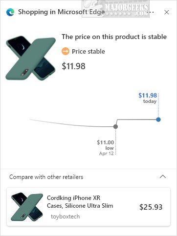 Enable or Disable Shopping in Microsoft Edge - MajorGeeks