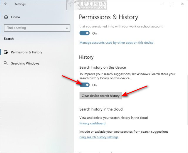 How to Enable, Disable, or Clear Your Taskbar History in Windows 10 ...