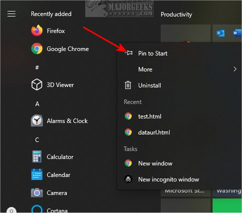 How to Add or Remove Pin to Start From Context Menu in Windows 10 & 11 ...