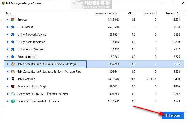 How to Use Fewer Google Chrome Processes - MajorGeeks
