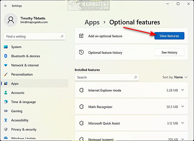 How to Install or Uninstall TPM Diagnostics in Windows 11 - MajorGeeks