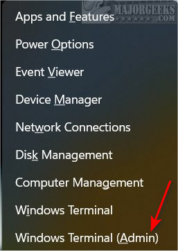 4 Ways to Open Windows Terminal As Administrator in Windows 11 - MajorGeeks