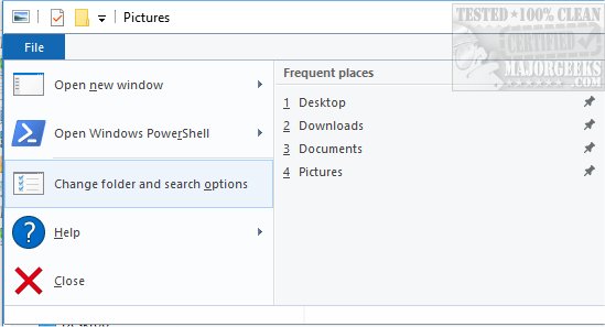 Disable Quick Access, Recent Files, Favorite Folders, and Other File ...