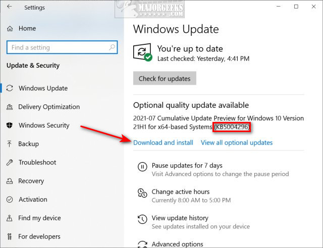 How to Download the Windows 10 Gaming Performance Fix - MajorGeeks