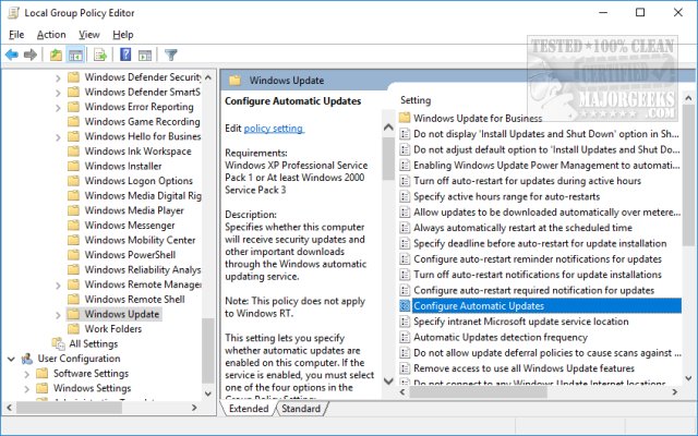 Configure When and How Windows Updates Are Delivered - MajorGeeks