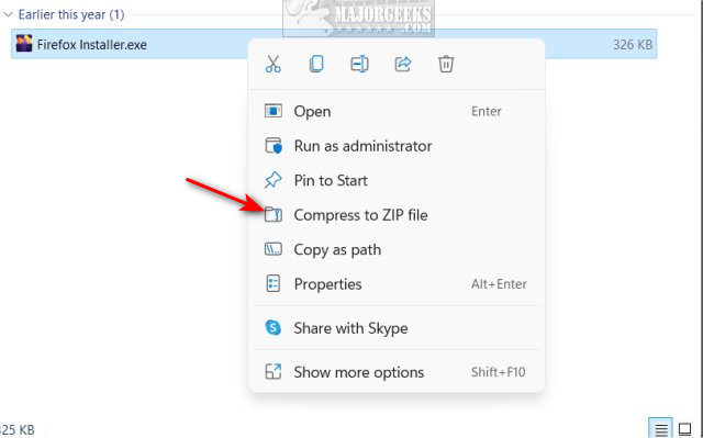 How to Zip and Unzip Files in Windows 11 - MajorGeeks