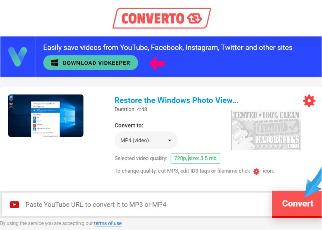 6 Websites to Download Videos Without Software - MajorGeeks