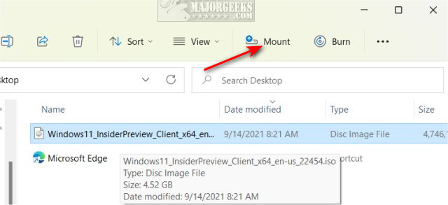 How to Mount or Unmount ISO and IMG Files in Windows 10 & 11 - MajorGeeks