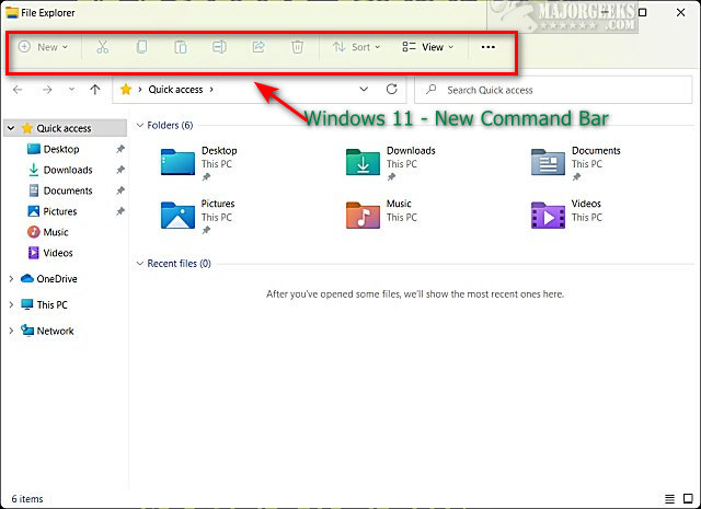 How to Restore the Classic File Explorer Ribbon in Windows 11 - MajorGeeks