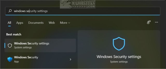 5 Ways to Open Windows Security in Windows 11 - MajorGeeks