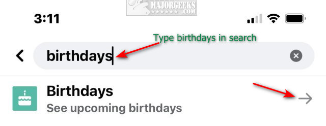 How to Find Your Friends Birthdays on Facebook - MajorGeeks