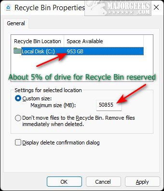 How to Fix 'This File is Too Big to Recycle' in Windows 10 & 11 ...