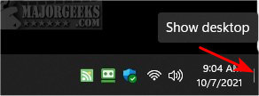 How to Enable or Disable Show Desktop in Windows 11 - MajorGeeks