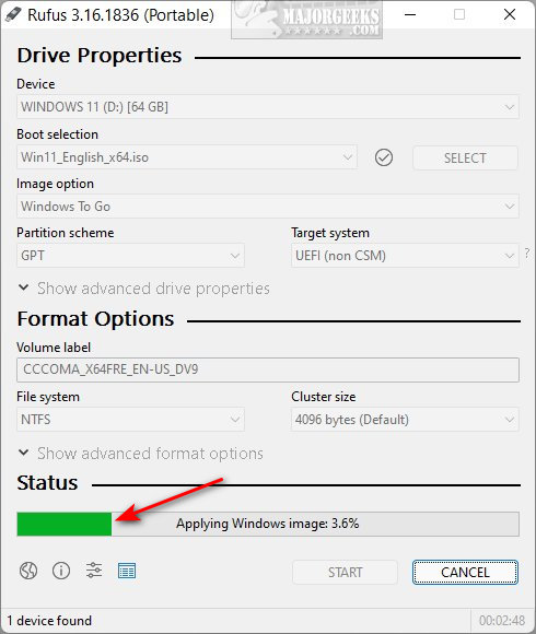 How to Create A Portable Version of Windows 10 or 11 - MajorGeeks