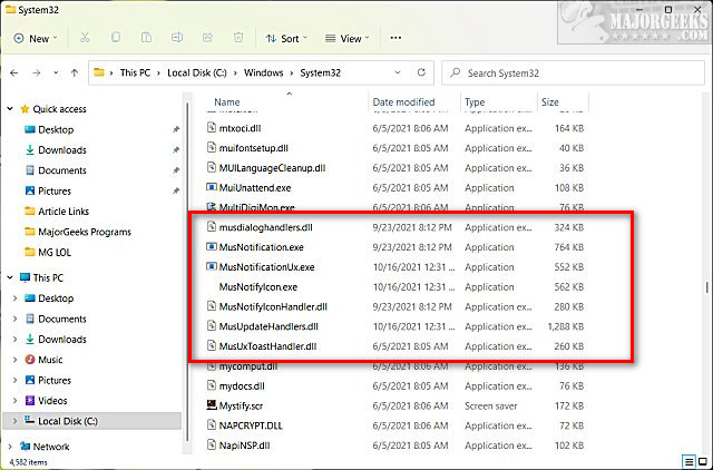 What is MusNotifyIcon.exe? - MajorGeeks