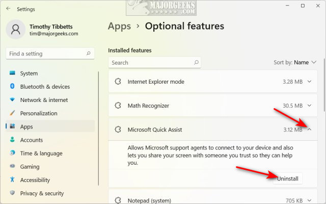 Video: How to Add or Remove Optional Features in Windows 11 - MajorGeeks