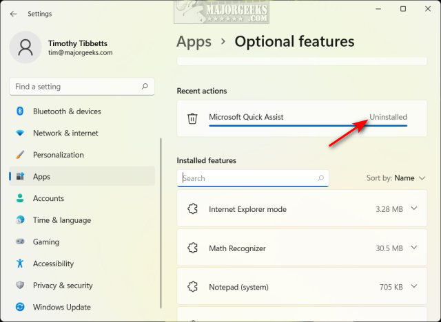 Video: How to Add or Remove Optional Features in Windows 11 - MajorGeeks