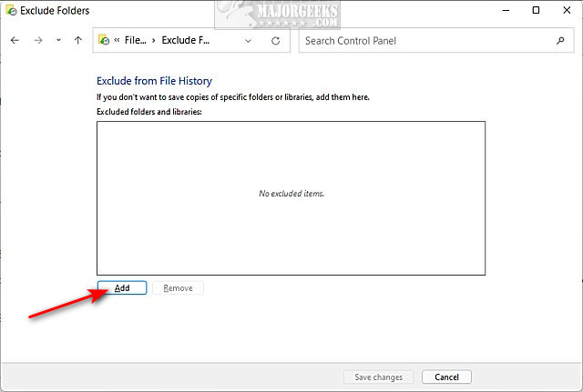 How to Setup File History in Windows 10 & 11 - MajorGeeks