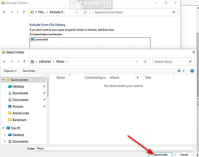 How to Setup File History in Windows 10 & 11 - MajorGeeks