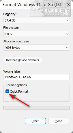 How to Format Any Hard Drive in Windows 10 & 11 - MajorGeeks